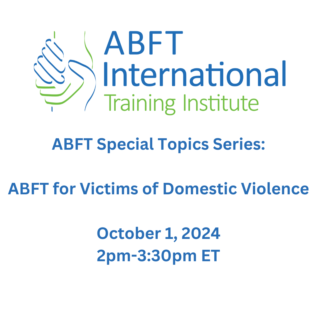 ABFT for Victims of Domestic Violence – ABFT International Courses